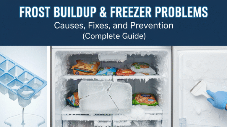 Frost Buildup or Freezer Problems: Causes, Fixes, and Prevention ...